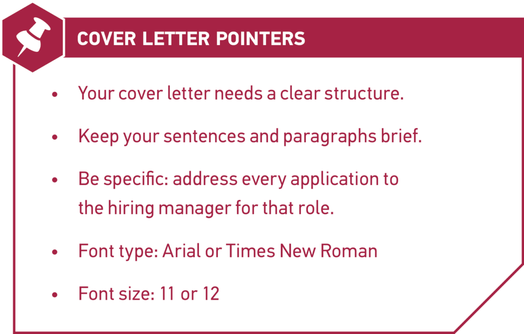 Cover Letter Do’s and Don’ts – NTU Career Tracks 2024